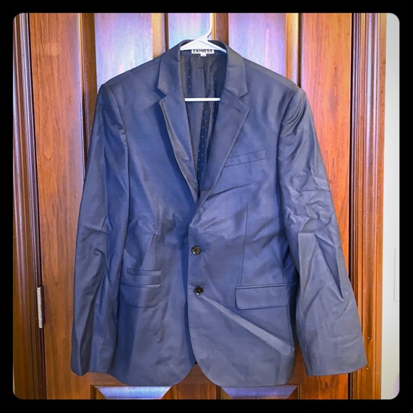 Express | Suits & Blazers | Navy Express Photographer Fitted Jacket ...